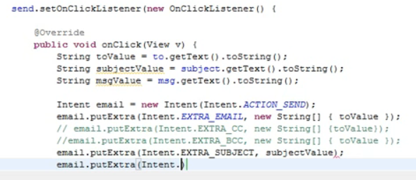 How to send an Email in Android ? - All for Android, Android for All