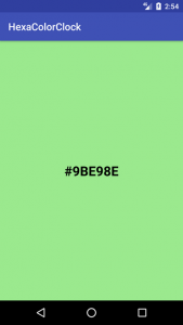 Create a Hexadecimal Color Clock Application for Android - All for ...